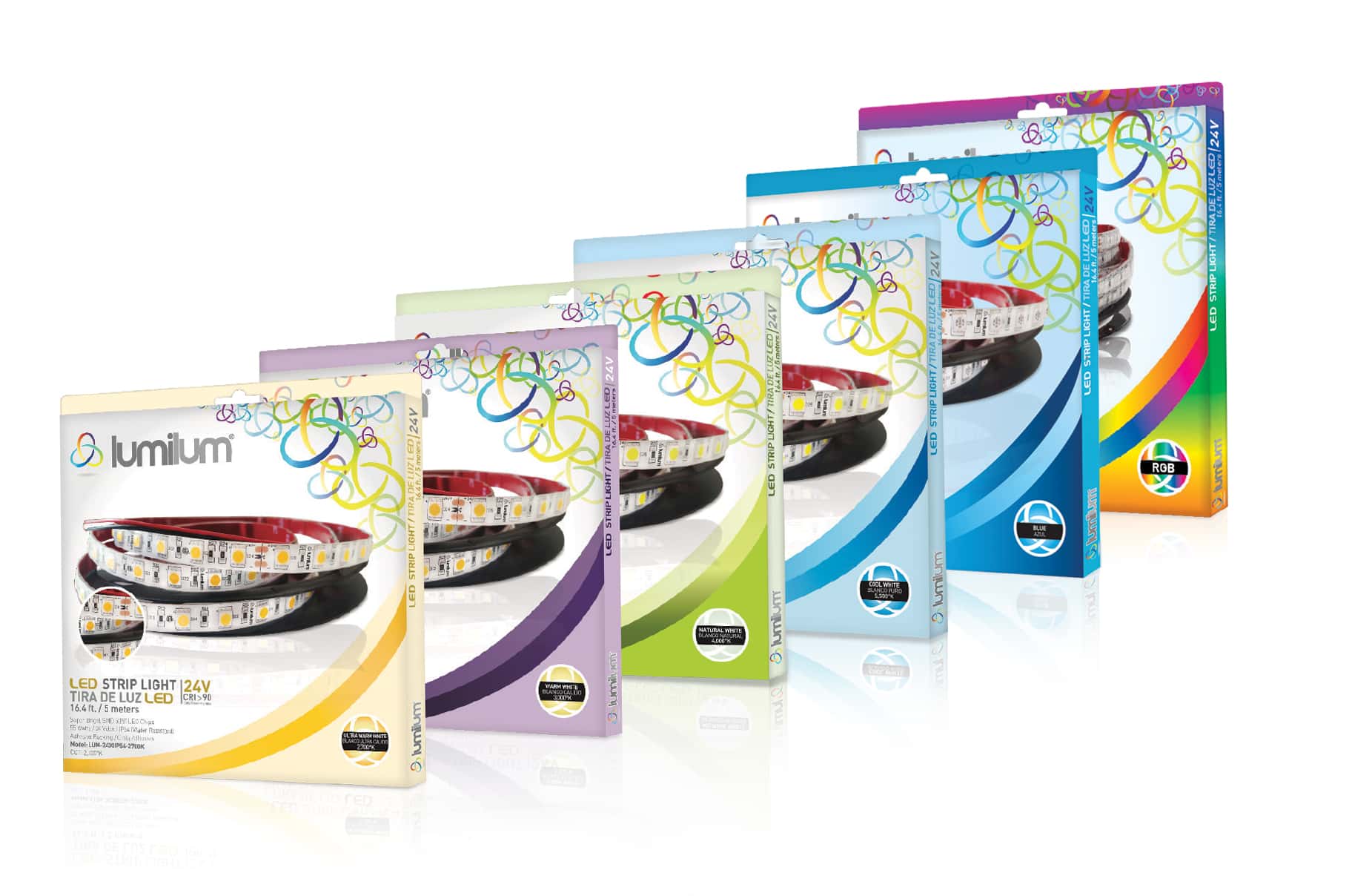 24V LED Strip Light Silicone LED Strip from Lumilum – Lumilum LED Lighting